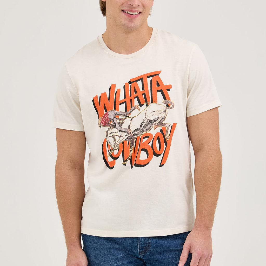 Wrangler® x Whataburger® Cowboy Graphic White T-Shirt – WHATASTORE