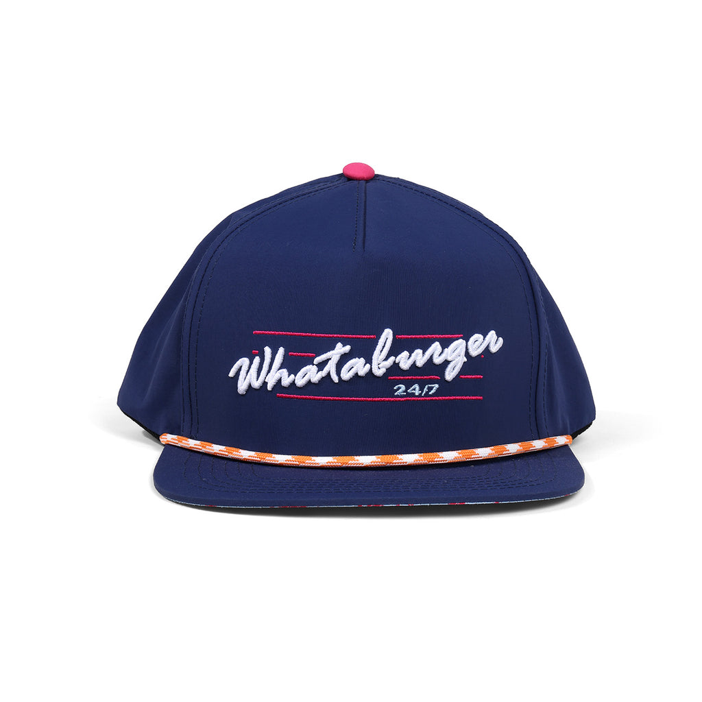 Navy Script Staunch Collection Hat – WHATASTORE