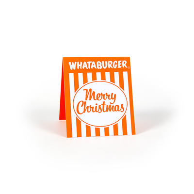 Whataburger Table Tents | Class Of, Christmas & Birthday – WHATASTORE